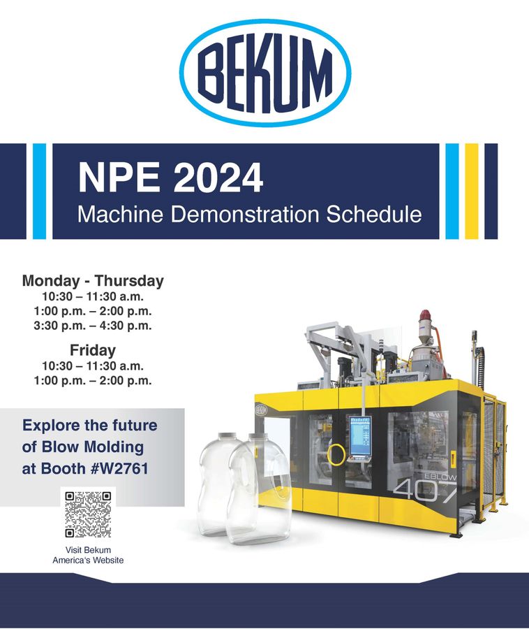 Bekum America Corporation - NPE2024: The Plastics Show